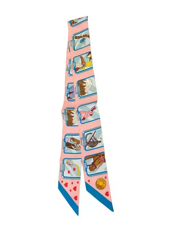 Hermès 2020-2026 Story Silk Twilly Scarf Scarves