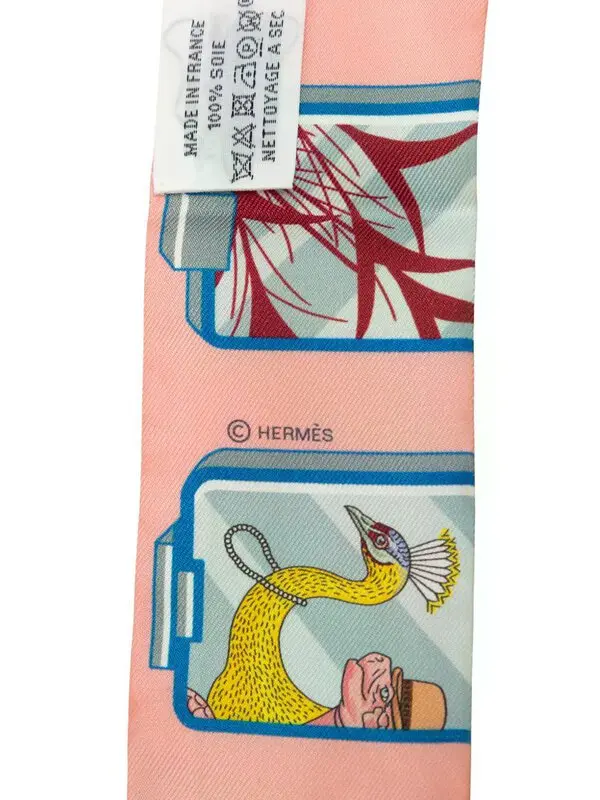 Hermès 2020-2026 Story Silk Twilly Scarf Scarves