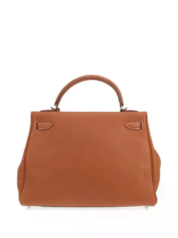Hermès 2010 32 Kelly Leather Tote Bag - Brown