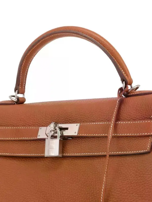 Hermès 2010 32 Kelly Leather Tote Bag - Brown