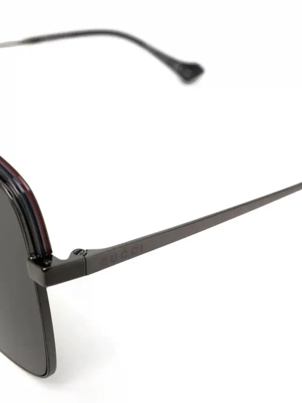 Gucci Rectangle-frame Sunglasses