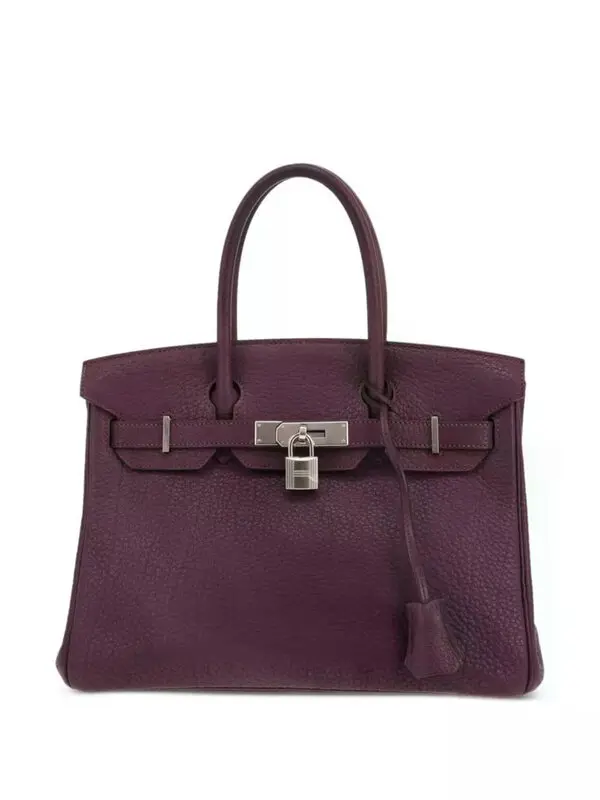Hermès 2011 30 Birkin Tote Bag - Purple