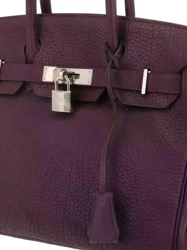 Hermès 2011 30 Birkin Tote Bag - Purple