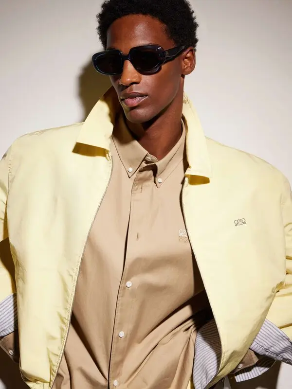Loewe Anagram Round-frame Acetate Sunglasses
