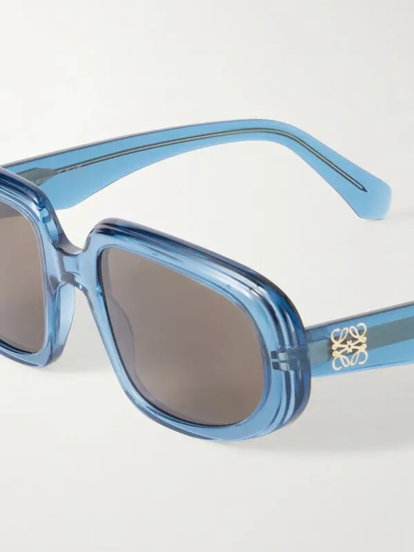 Loewe Anagram Round-frame Acetate Sunglasses