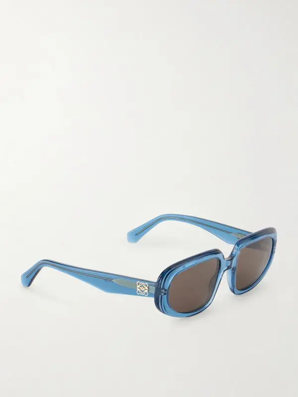 Loewe Anagram Round-frame Acetate Sunglasses
