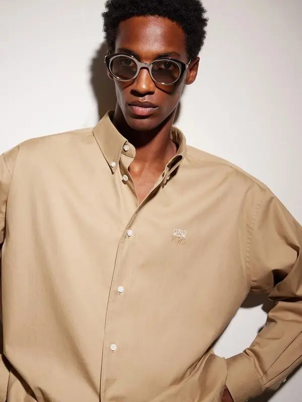 Loewe Coil Round-frame -tone Metal Sunglasses - Silver