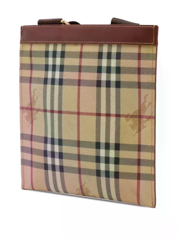 Burberry 2000-2017 Haymarket Check Coated Canvas Crossbody Bag