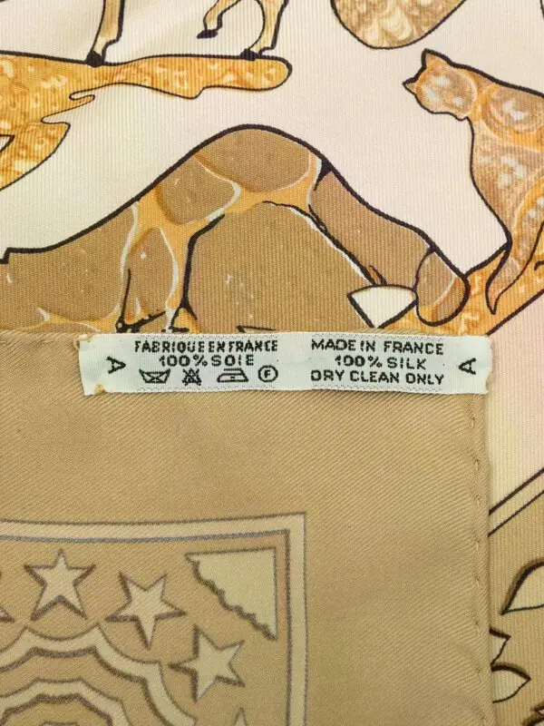 Hermès 20th Century Early America Silk Scarf 90 Scarves - Neutrals
