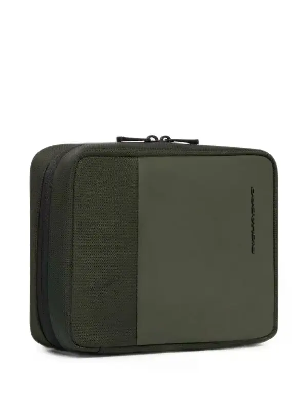 PIQUADRO Panelled Zip-around Wash Bag