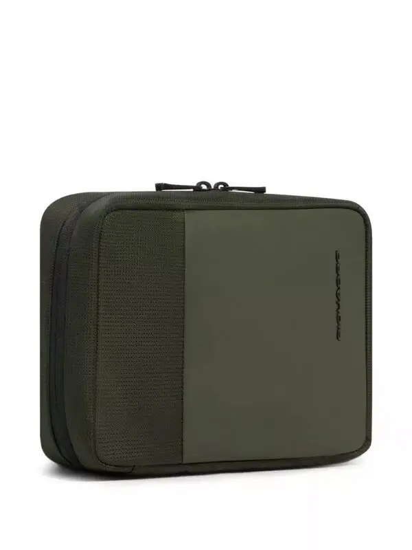 PIQUADRO Panelled Zip-around Wash Bag