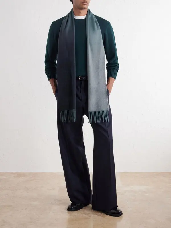 Johnstons Of Elgin Umbra Fringed Cashmere Scarf