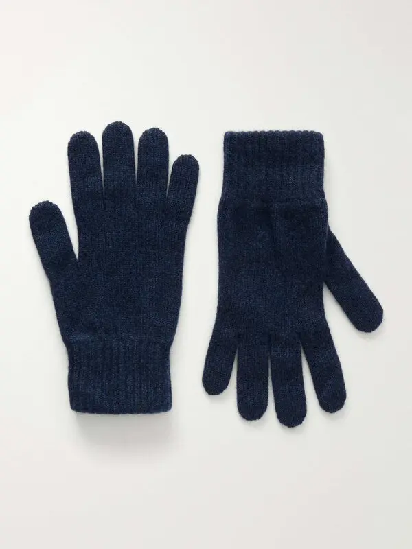 Johnstons Of Elgin Patrick Cashmere Gloves - Navy