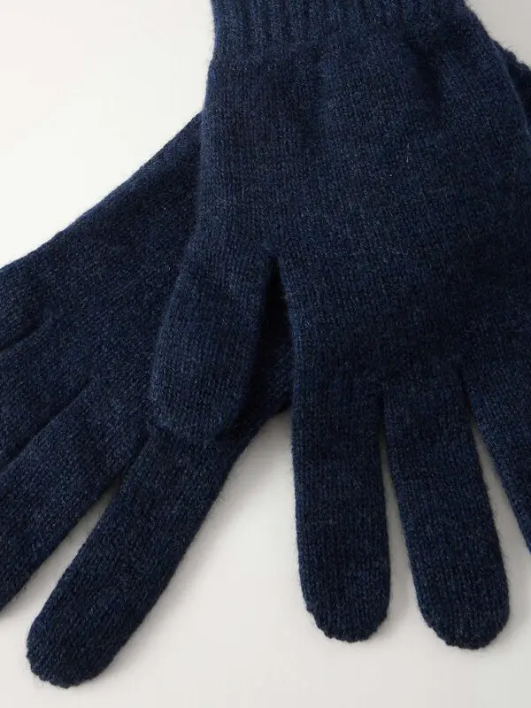 Johnstons Of Elgin Patrick Cashmere Gloves - Navy