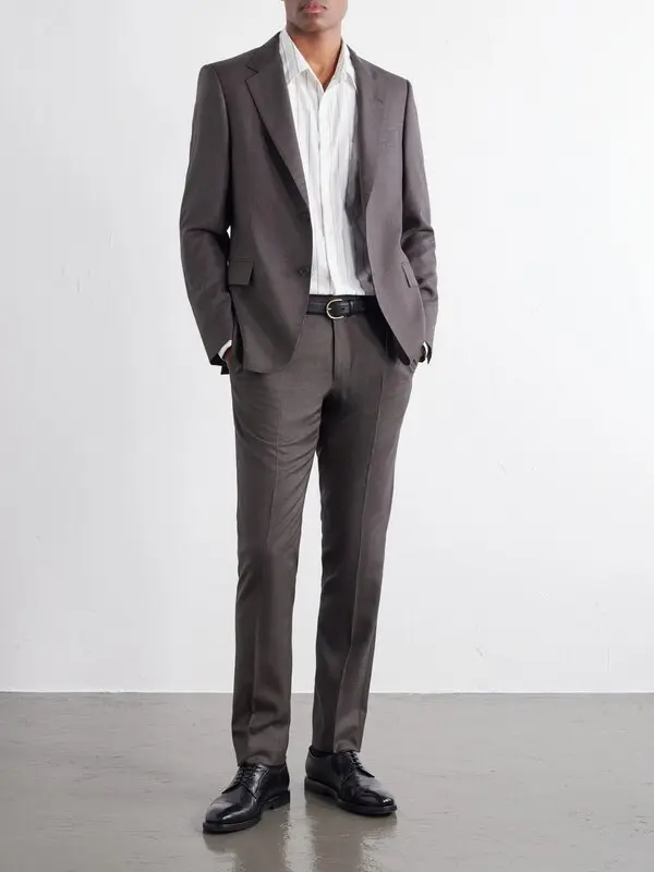 Mr P. Striped Cotton And Silk-blend Shirt