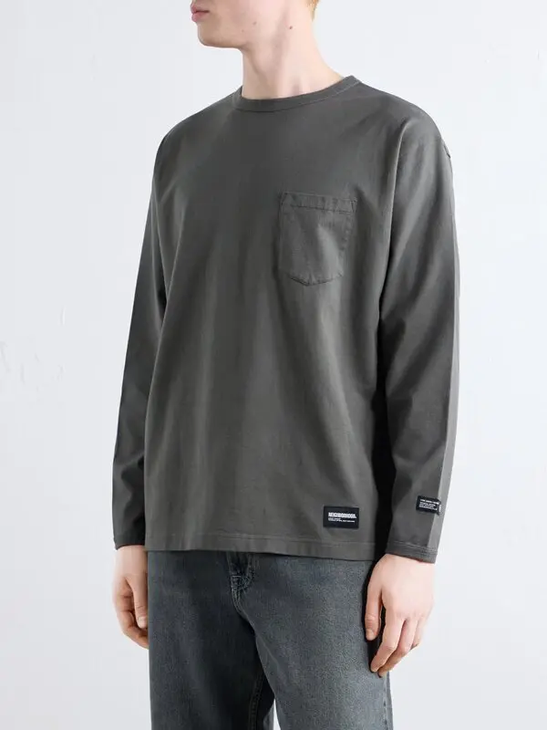 NEIGHBORHOOD Logo-appliquéd Cotton-jersey T-shirt