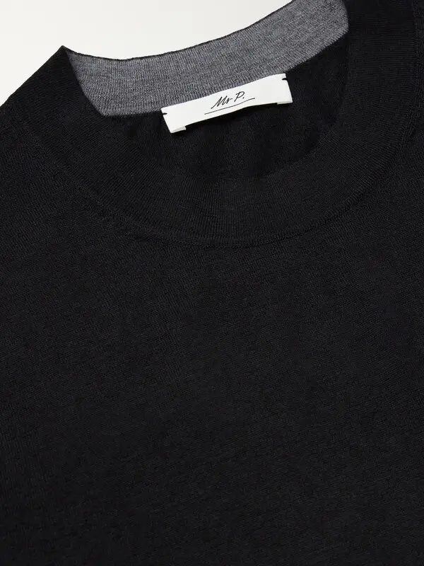 Mr P. Cashmere And Silk-blend Sweater