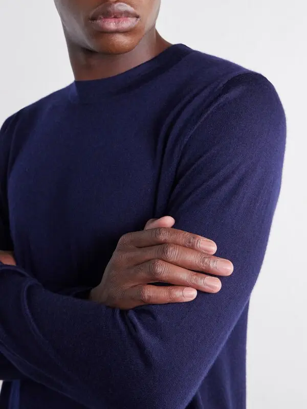Mr P. Cashmere And Silk-blend Sweater