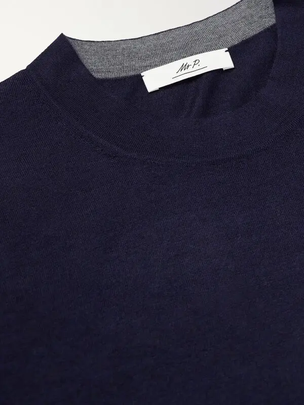 Mr P. Cashmere And Silk-blend Sweater