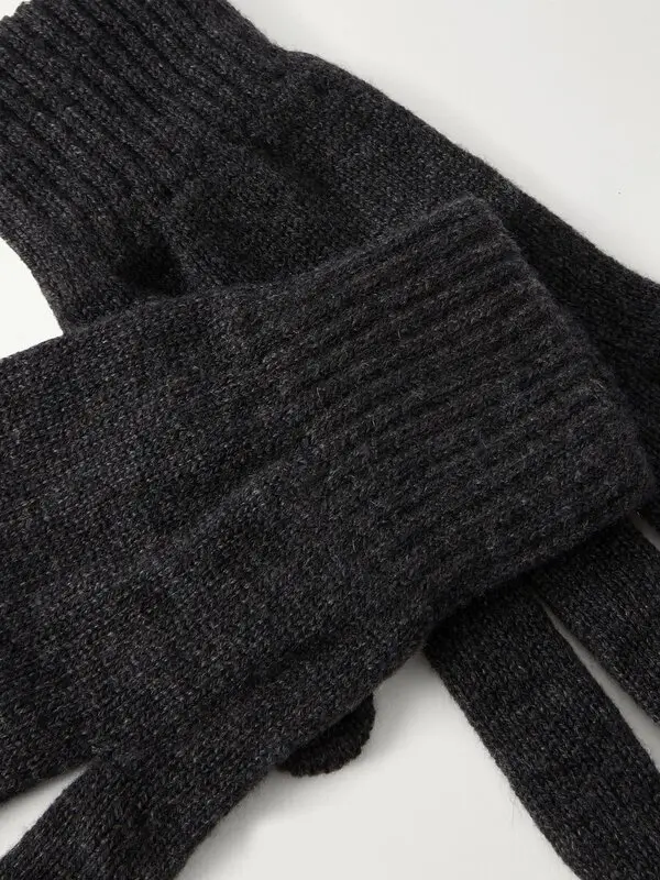 Johnstons Of Elgin Patrick Cashmere Gloves - Gray