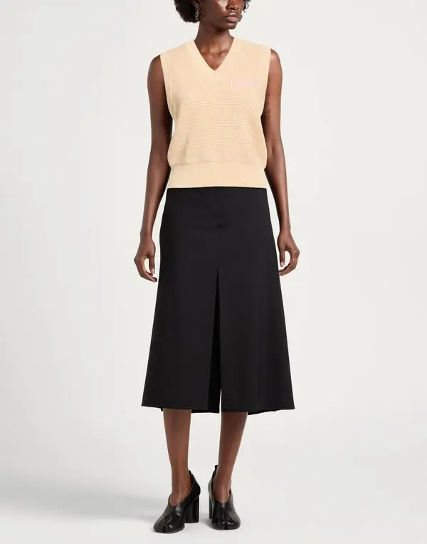 Maison Kitsuné Sweater Apricot Size Cotton
