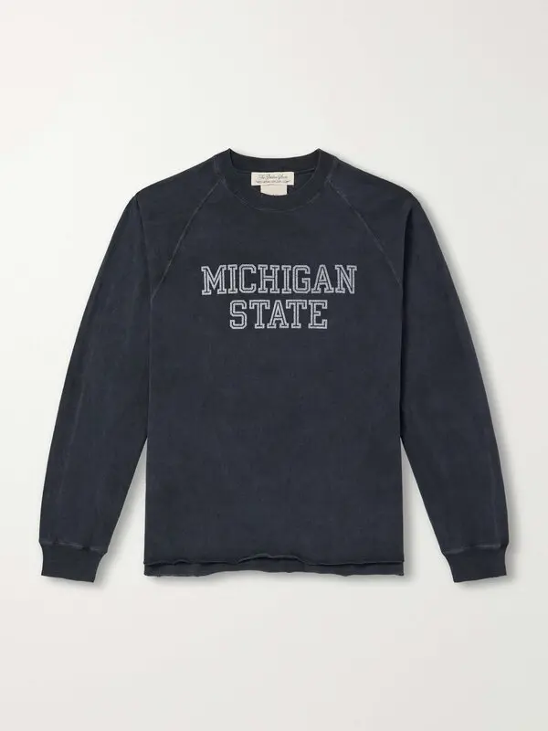 REMI RELIEF Michigan State Printed Cotton-jersey T-shirt