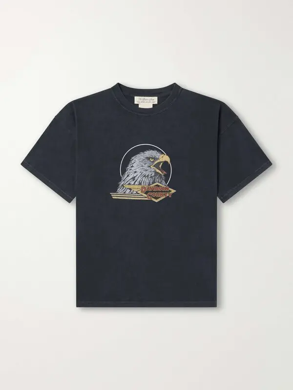 REMI RELIEF Davidson County Printed Cotton-jersey T-shirt