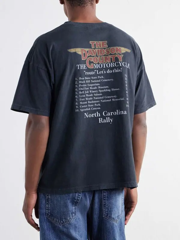 REMI RELIEF Davidson County Printed Cotton-jersey T-shirt