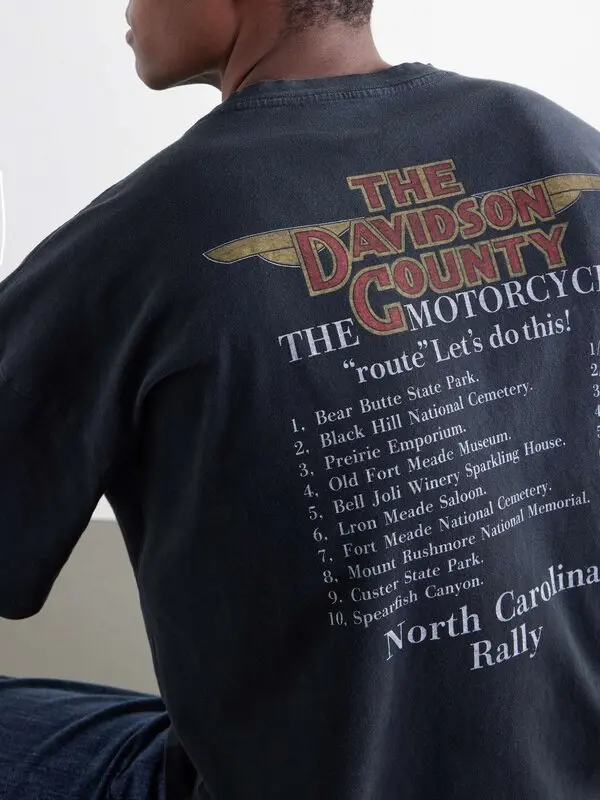 REMI RELIEF Davidson County Printed Cotton-jersey T-shirt
