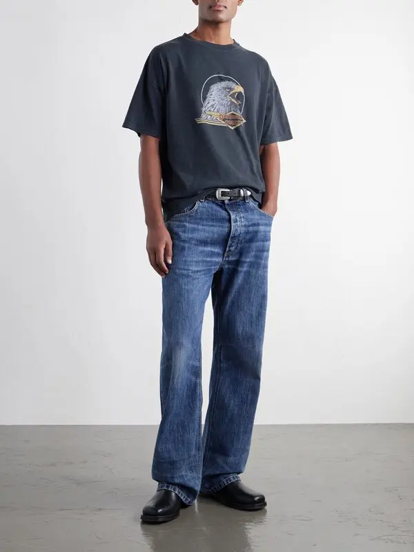 REMI RELIEF Davidson County Printed Cotton-jersey T-shirt