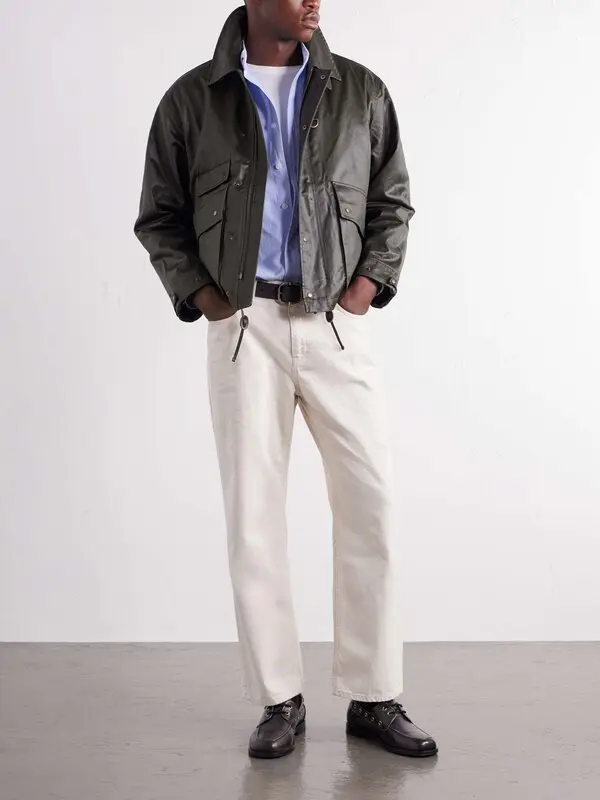 FRIZMWORKS Waxed-cotton Jacket