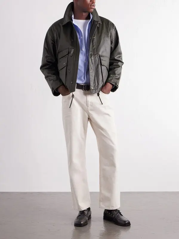 FRIZMWORKS Waxed-cotton Jacket