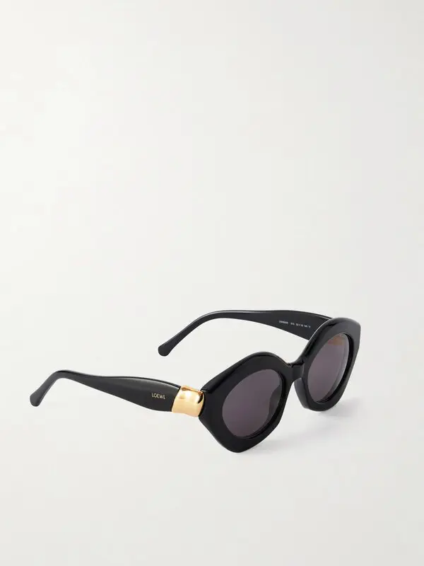Loewe Coil Round-frame Acetate Sunglasses