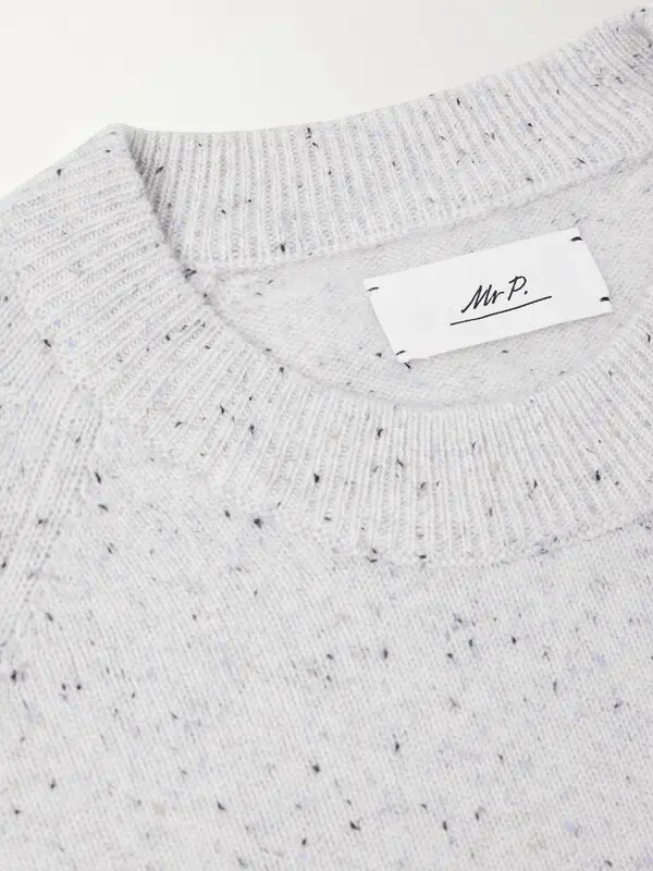 Mr P. Donagal Cashmere Knitted Sweater - Gray