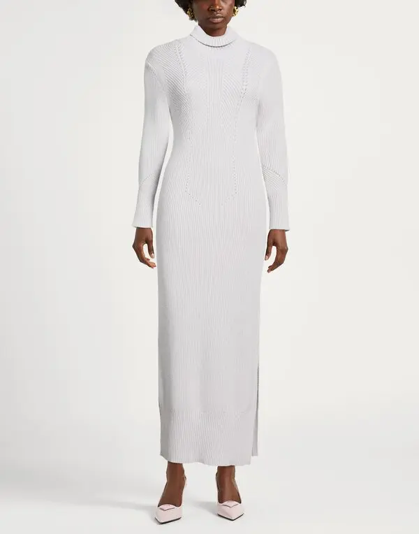Patrizia Pepe Maxi Dress Light Size Viscose, Polyester, Polyamide