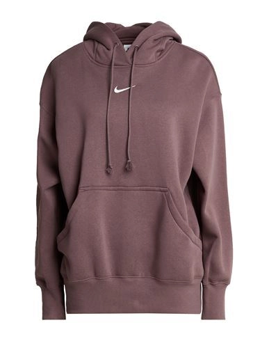 Nike Sweatshirt Chocolate Size Cotton, Polyester - Brown