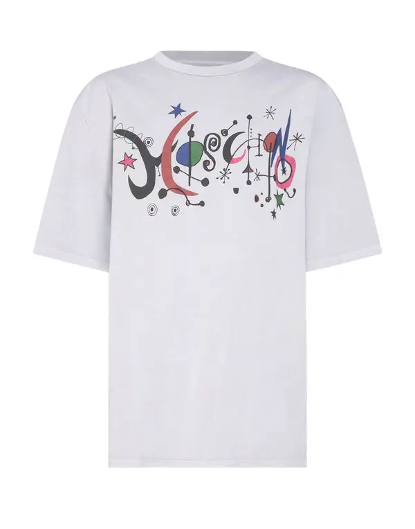 Moschino Couture T-shirt Pastel Size Cotton - Grey