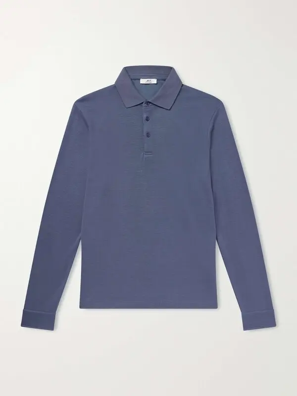 Mr P. Woven Polo Shirt