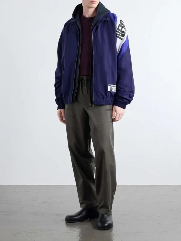 NEIGHBORHOOD Logo-print Colour-block Taffeta Track Jacket