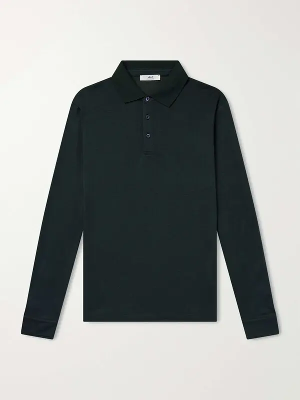 Mr P. Woven Polo Shirt