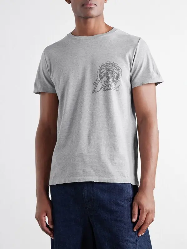 REMI RELIEF Davis Printed Cotton-jersey T-shirt
