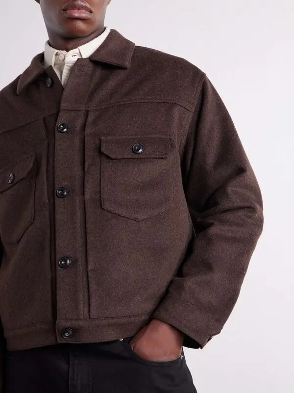 FRIZMWORKS Brushed Wool-blend Jacket
