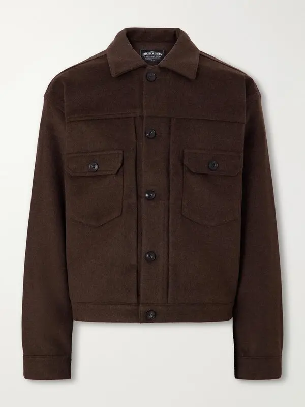 FRIZMWORKS Brushed Wool-blend Jacket