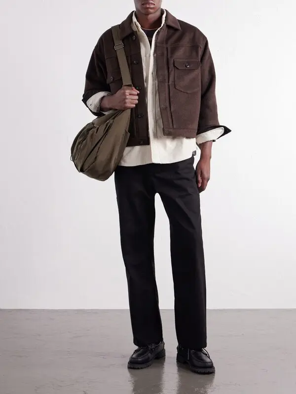 FRIZMWORKS Brushed Wool-blend Jacket
