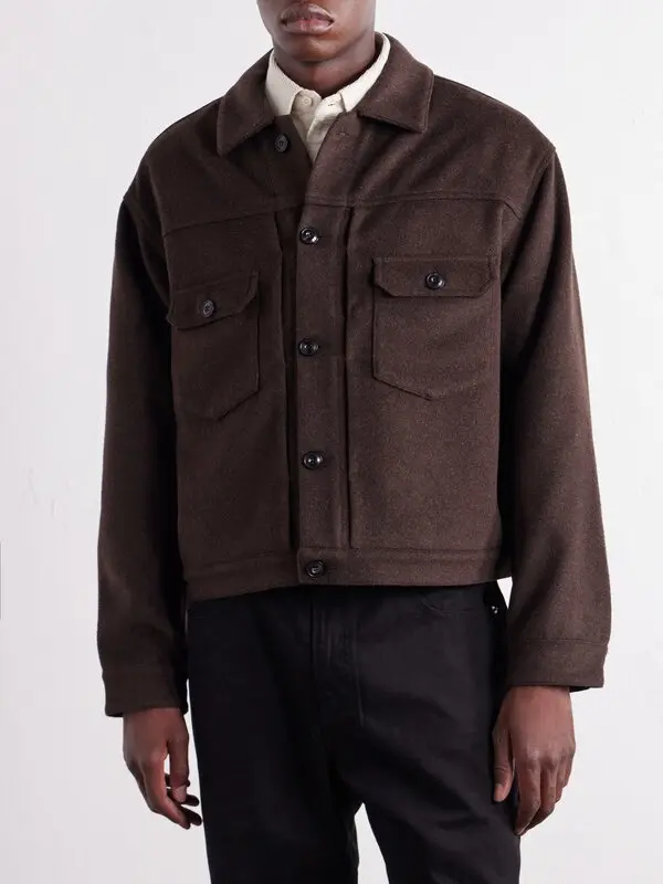 FRIZMWORKS Brushed Wool-blend Jacket