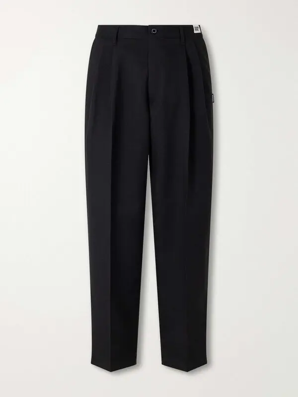 NEIGHBORHOOD Tapered Pleated Twill Trousers