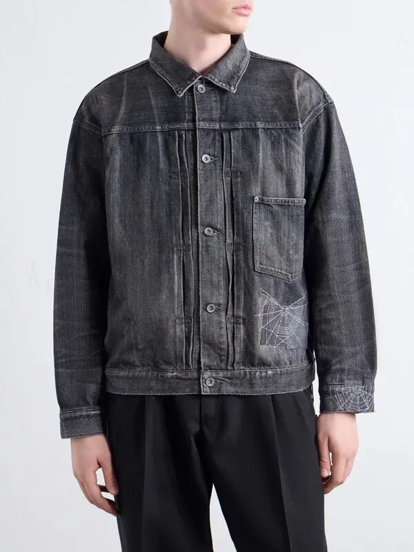 NEIGHBORHOOD Savage Embroidered Denim Jacket