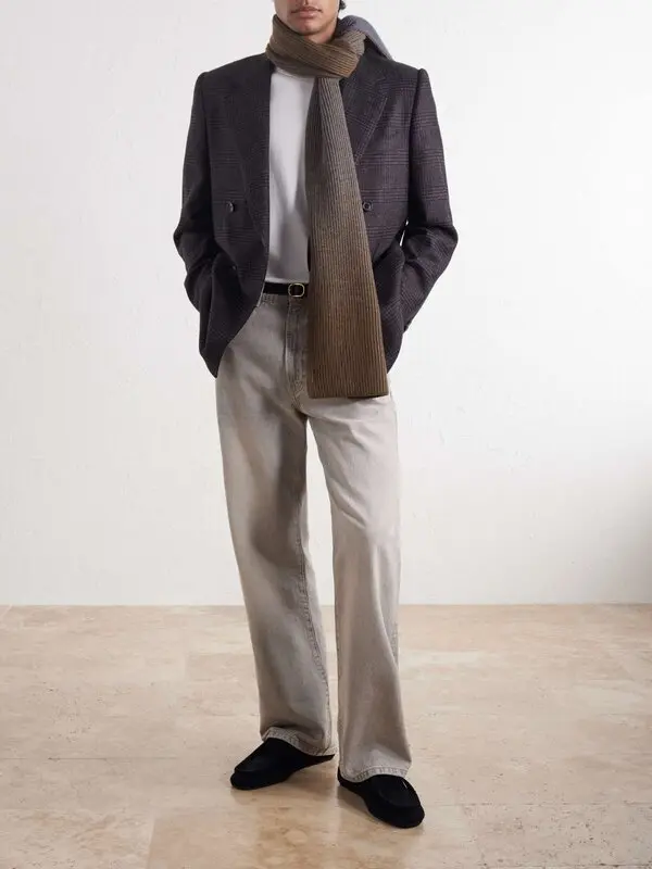Johnstons Of Elgin Pioneer Cashmere Scarf - Brown