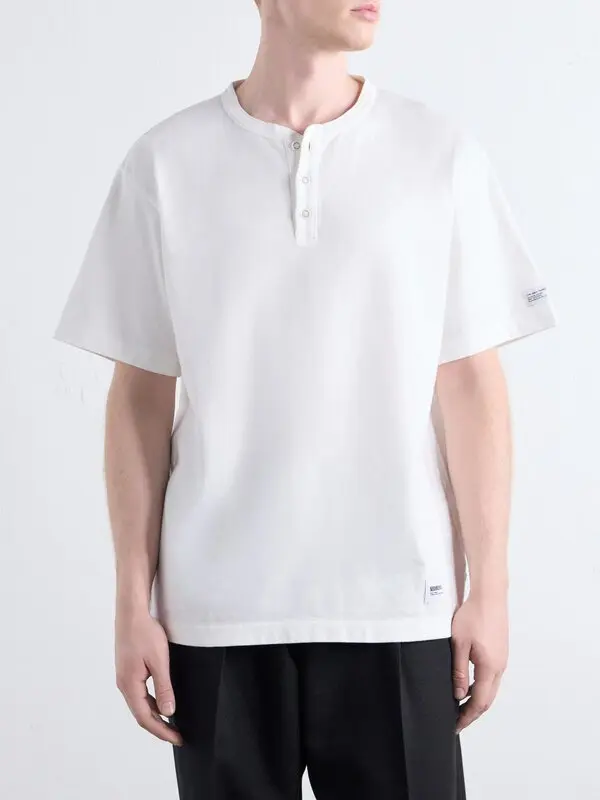 NEIGHBORHOOD Cotton-jersey Henley T-shirt