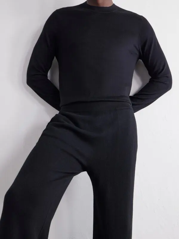 Mr P. Straight-leg Cashmere Sweatpants